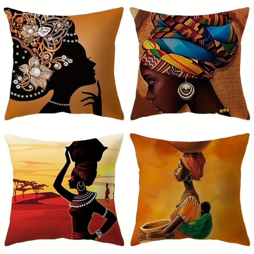 African Women Cushion Cover – BAJE HOME