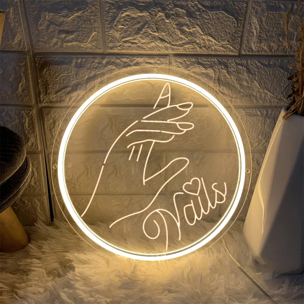 Manicured Nails Neon Sign – BAJE HOME