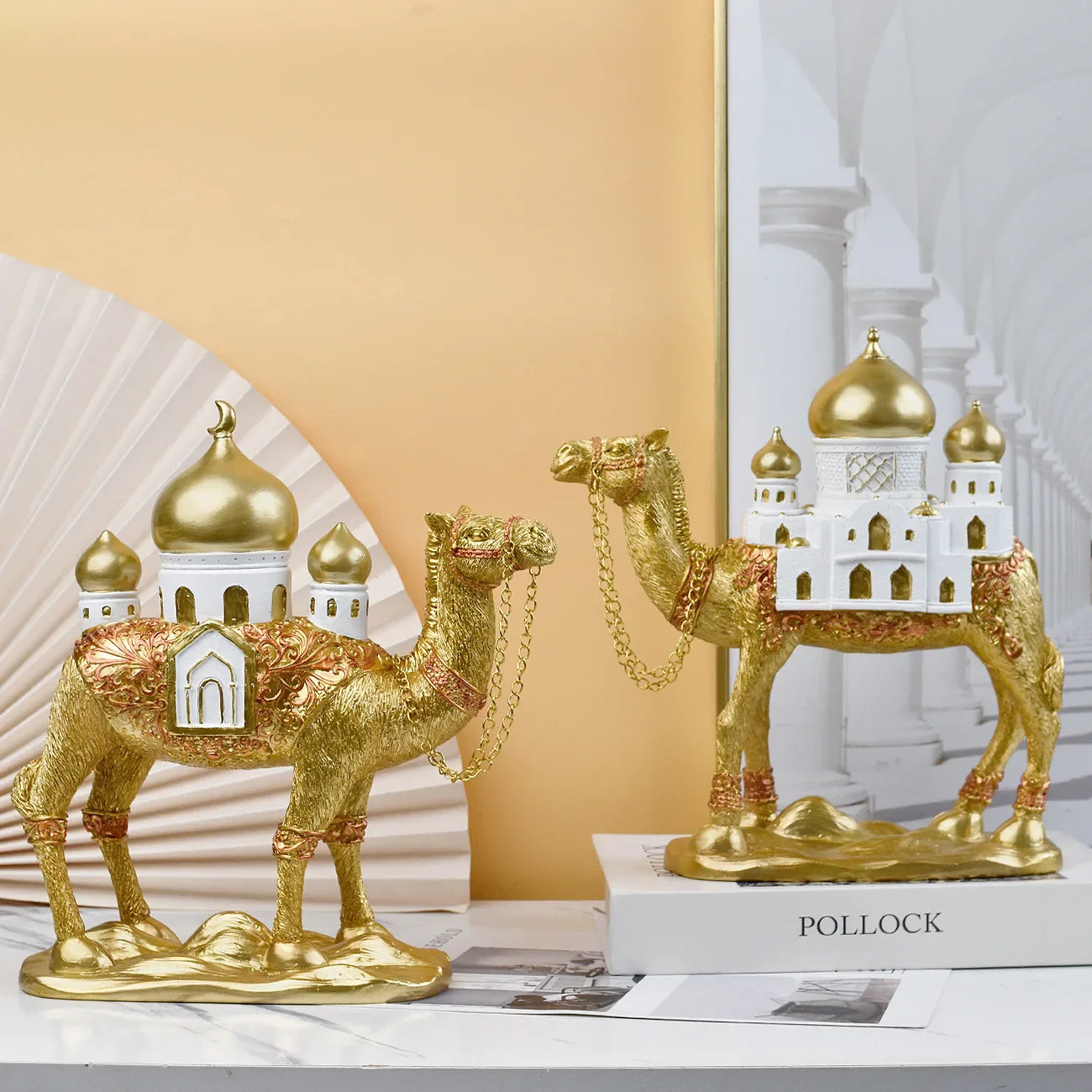 Decorative Camel Figurine with Dome Palace – BAJE HOME