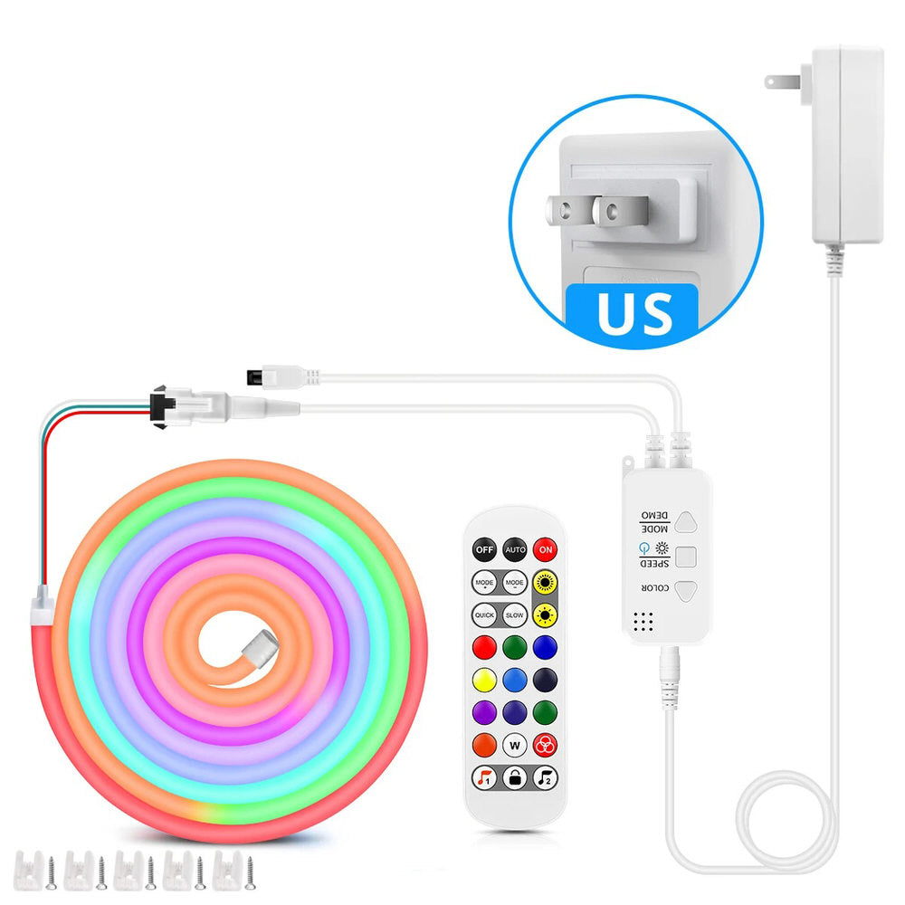 Squiggle Neon Rope LED Lights – BAJE HOME