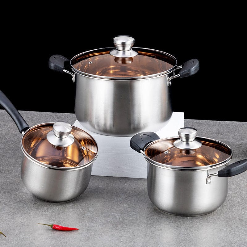 Stainless Steel Double Bottom Pot – BAJE HOME