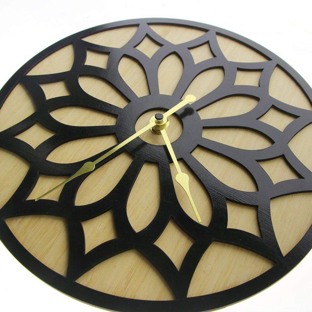 Wooden Lotus Flower Clock – BAJE HOME