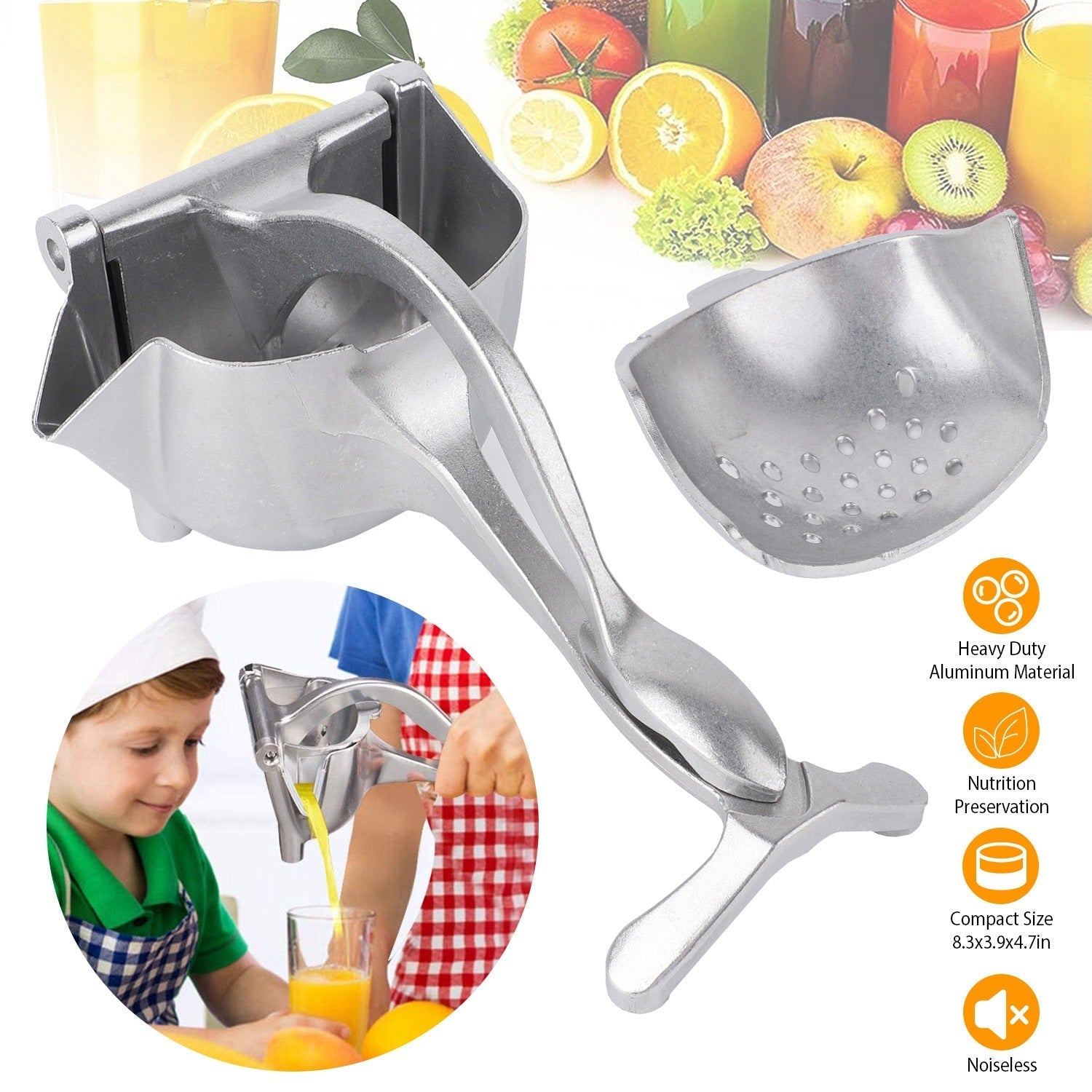 Heavy Duty Manual Fruit Juice Extractor – BAJE HOME