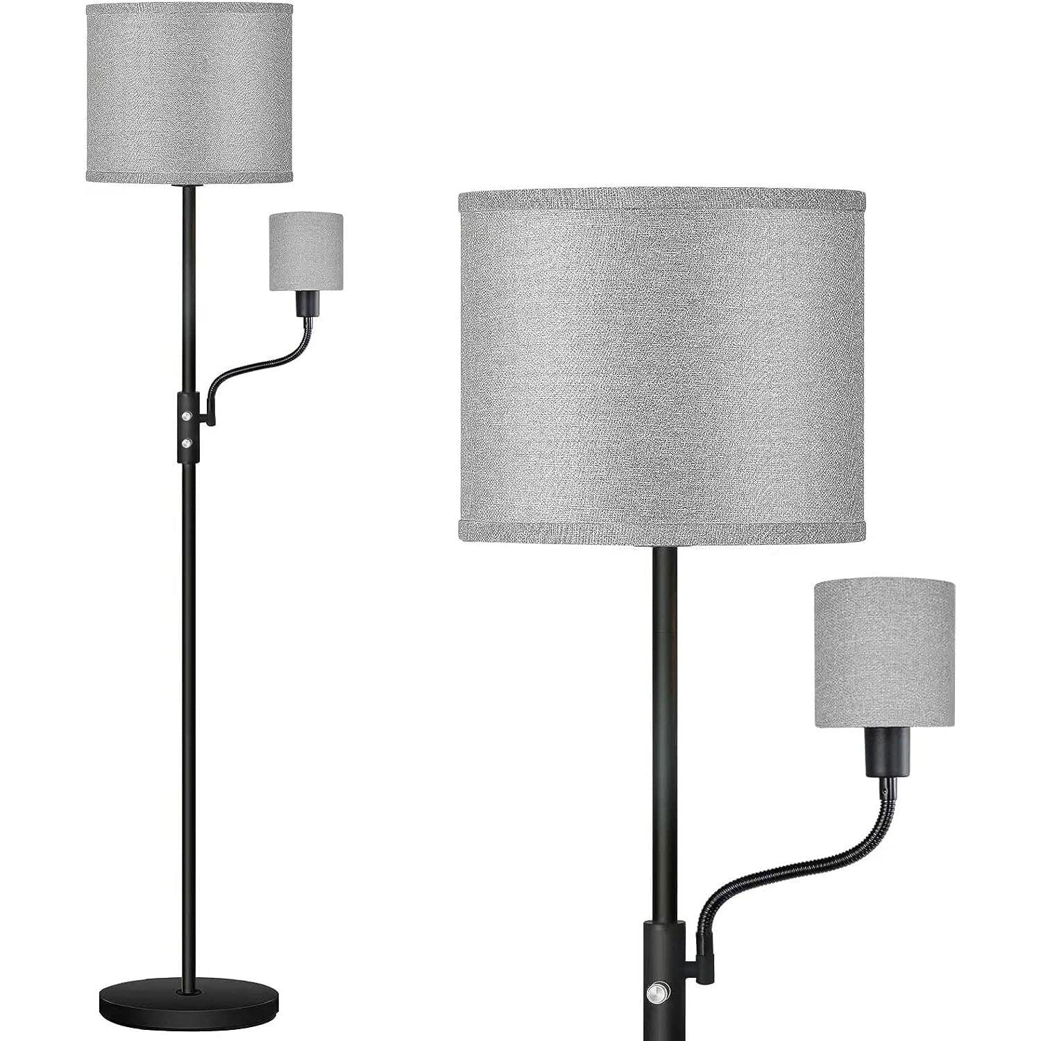 Mother Daughter Floor Lamp with Linen Shade – BAJE HOME